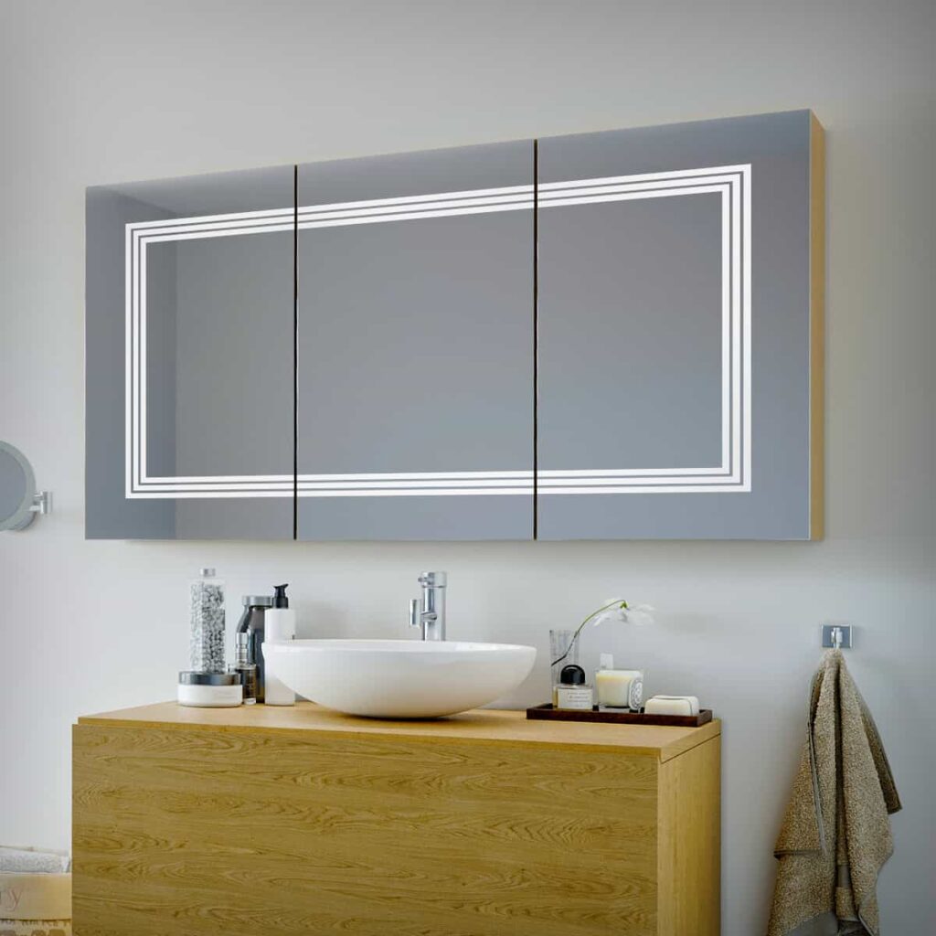 LED Spiegelschrank - Arella II rundherum - Spiegelando